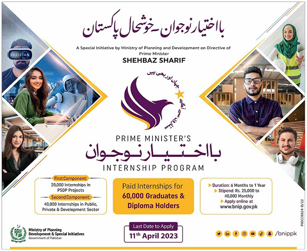 Government Internship Program 2023 - Taleem Dunya